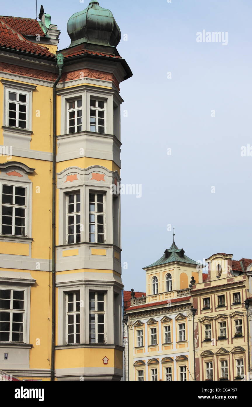 Prague old town balcony czech republic hi-res stock photography and ...