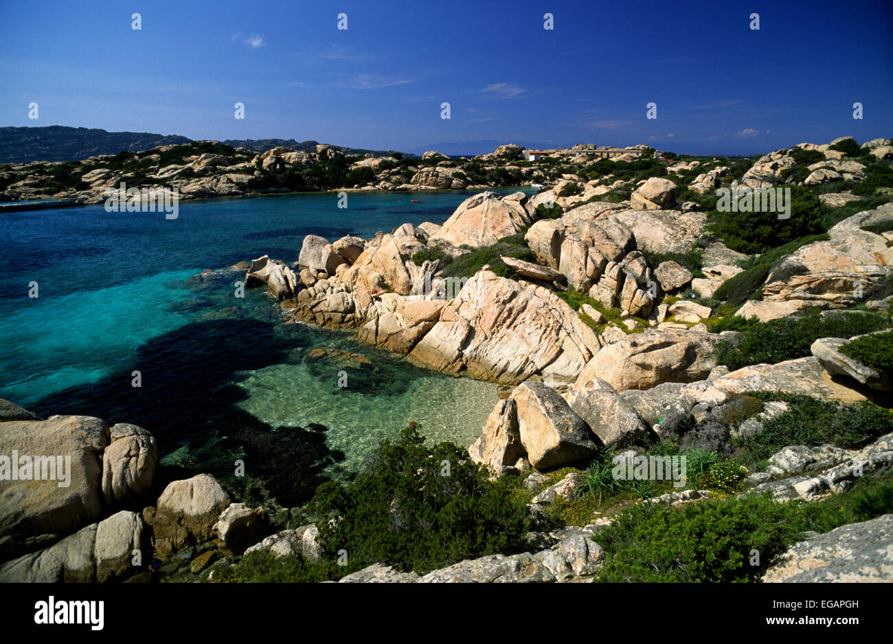 Italy, Sardinia, La Maddalena Archipelago National Park, La Maddalena ...