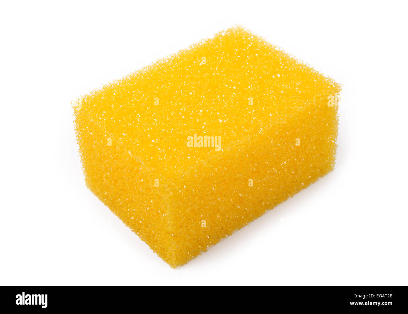 Sponge isolated on white Stock Photo - Alamy