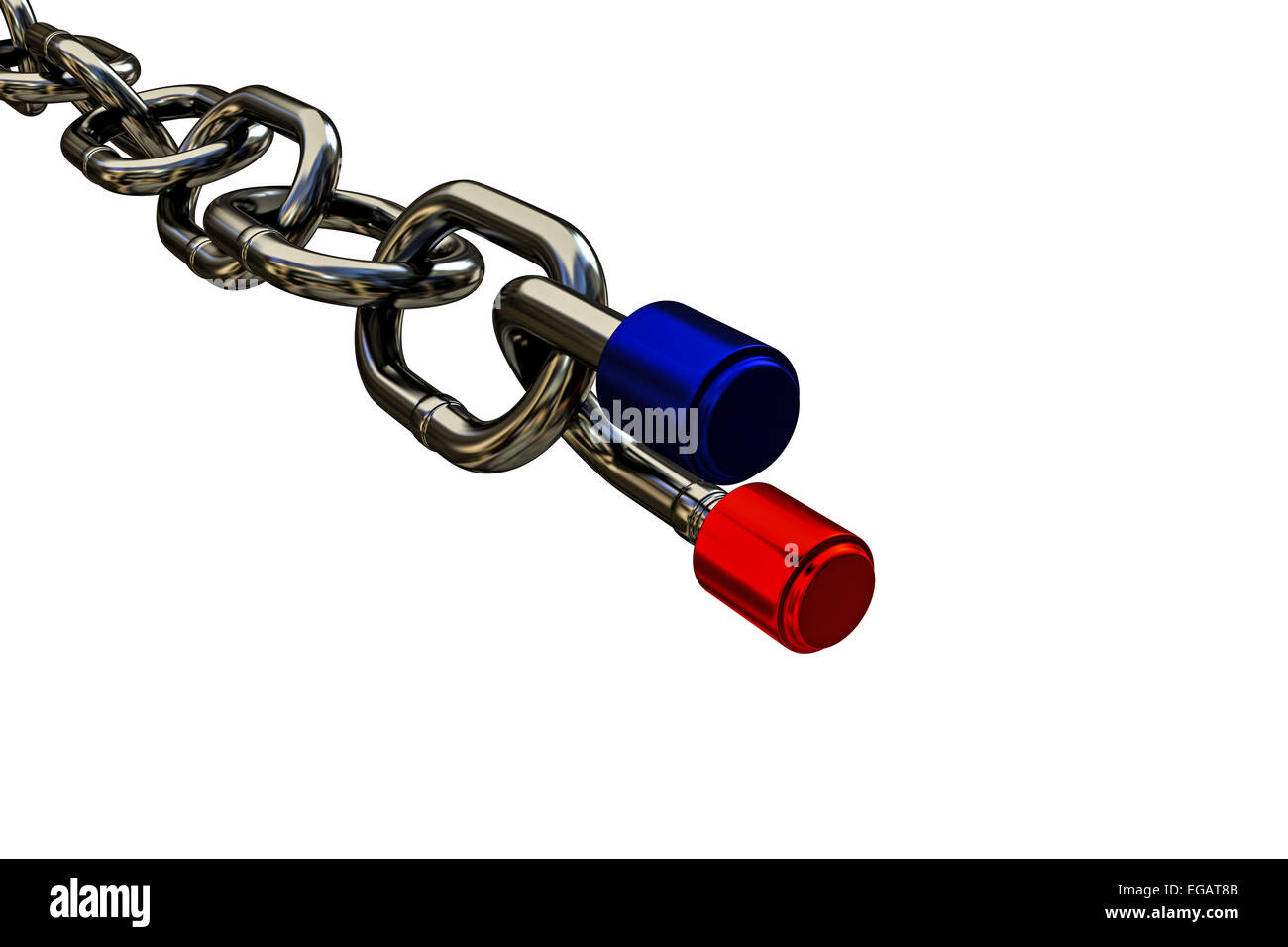 chain isolated on white background Stock Photo - Alamy