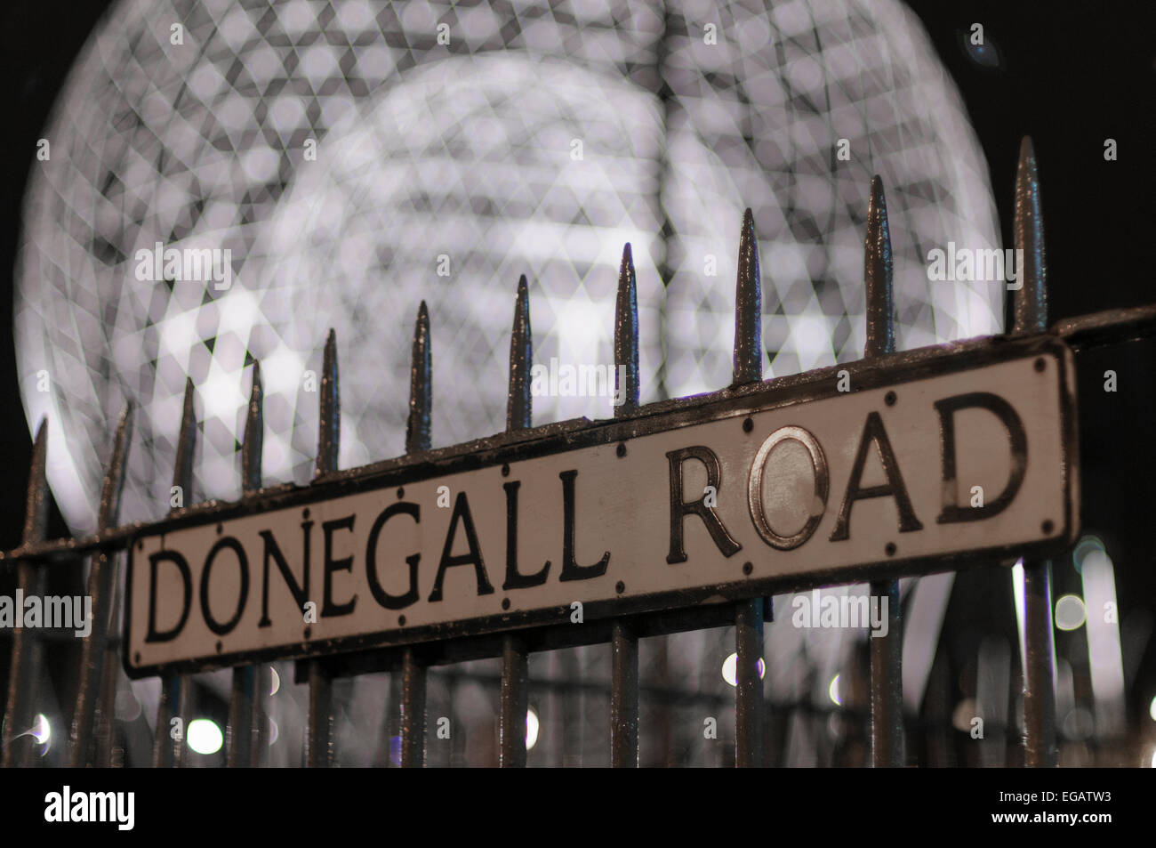 "Rise", Broadway Roundabout, Belfast Stock Photo - Alamy