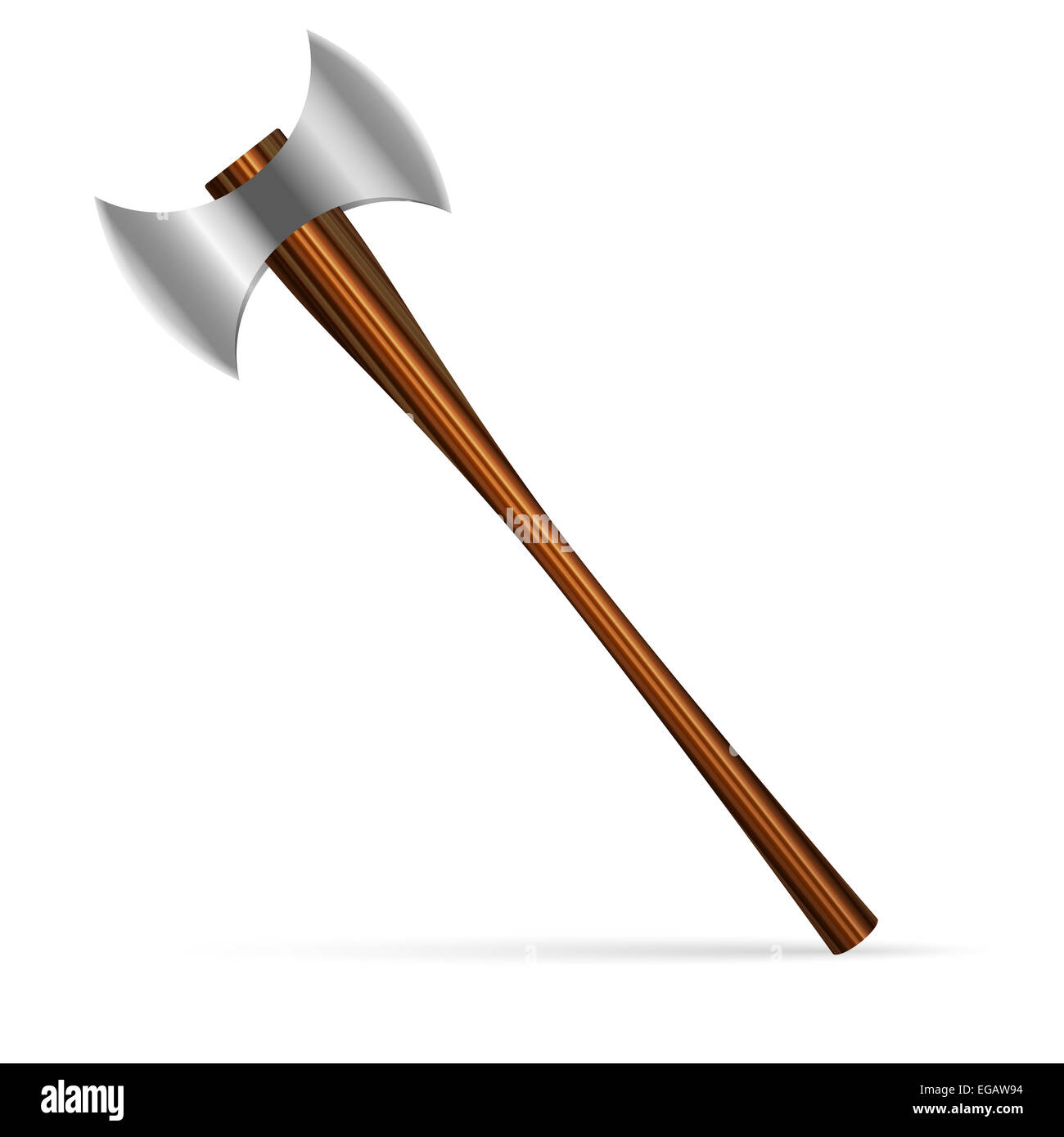 Axe on a white background. Vector illustration Stock Photo - Alamy