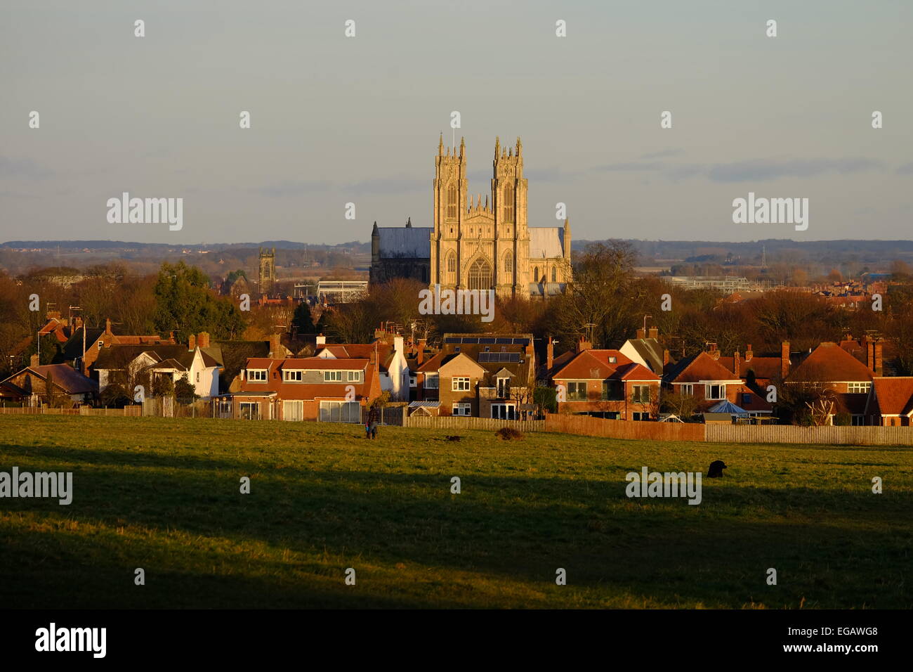 Beverley Minster, from the Westwood Stock Photo - Alamy