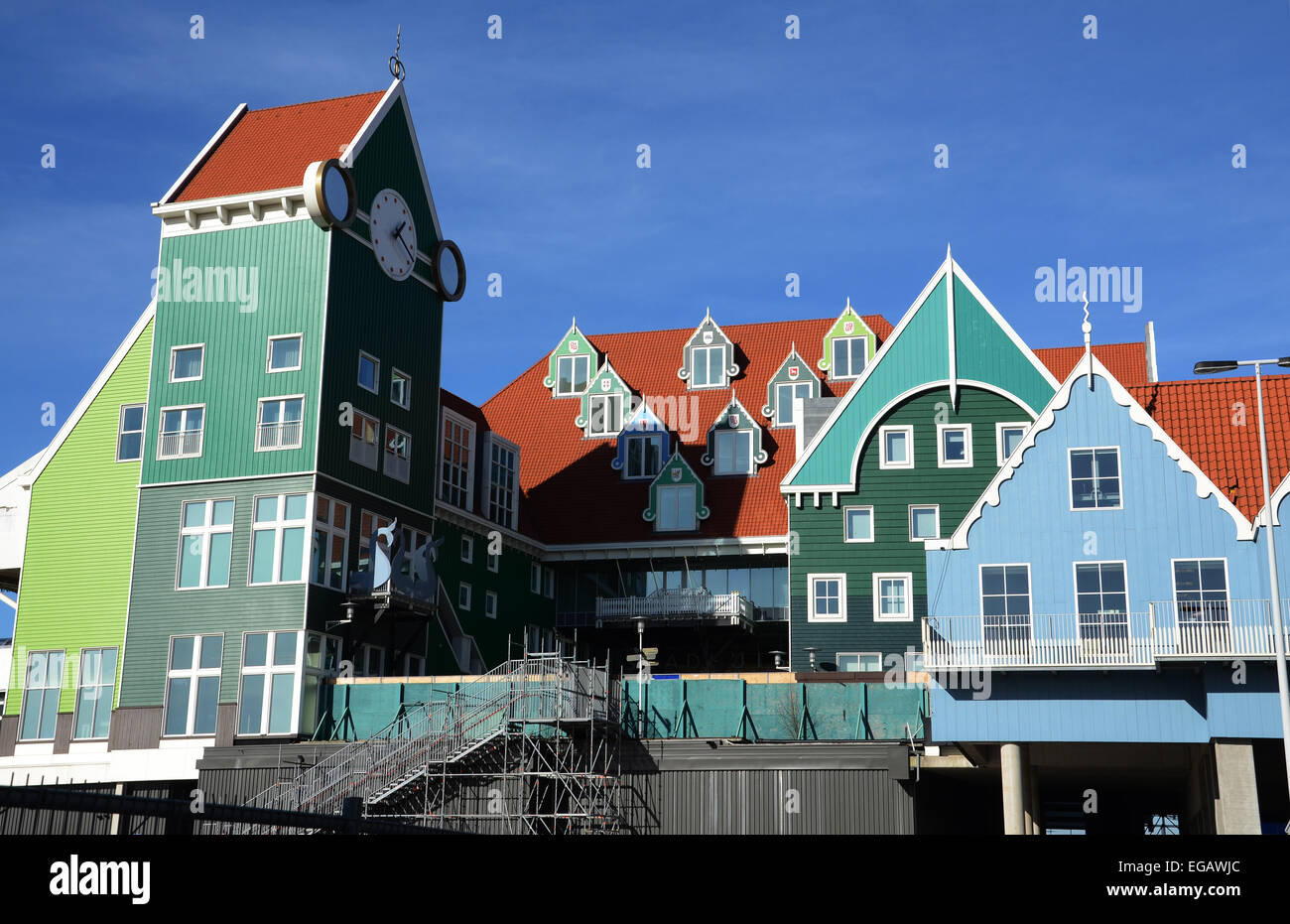 Zaandam, railway station and town hall, Netherlands Stock Photo - Alamy