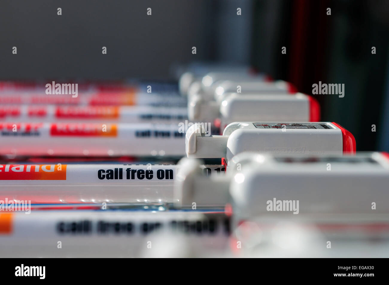 Iceland Supermarket Shopping Trolley Stock Photo - Alamy