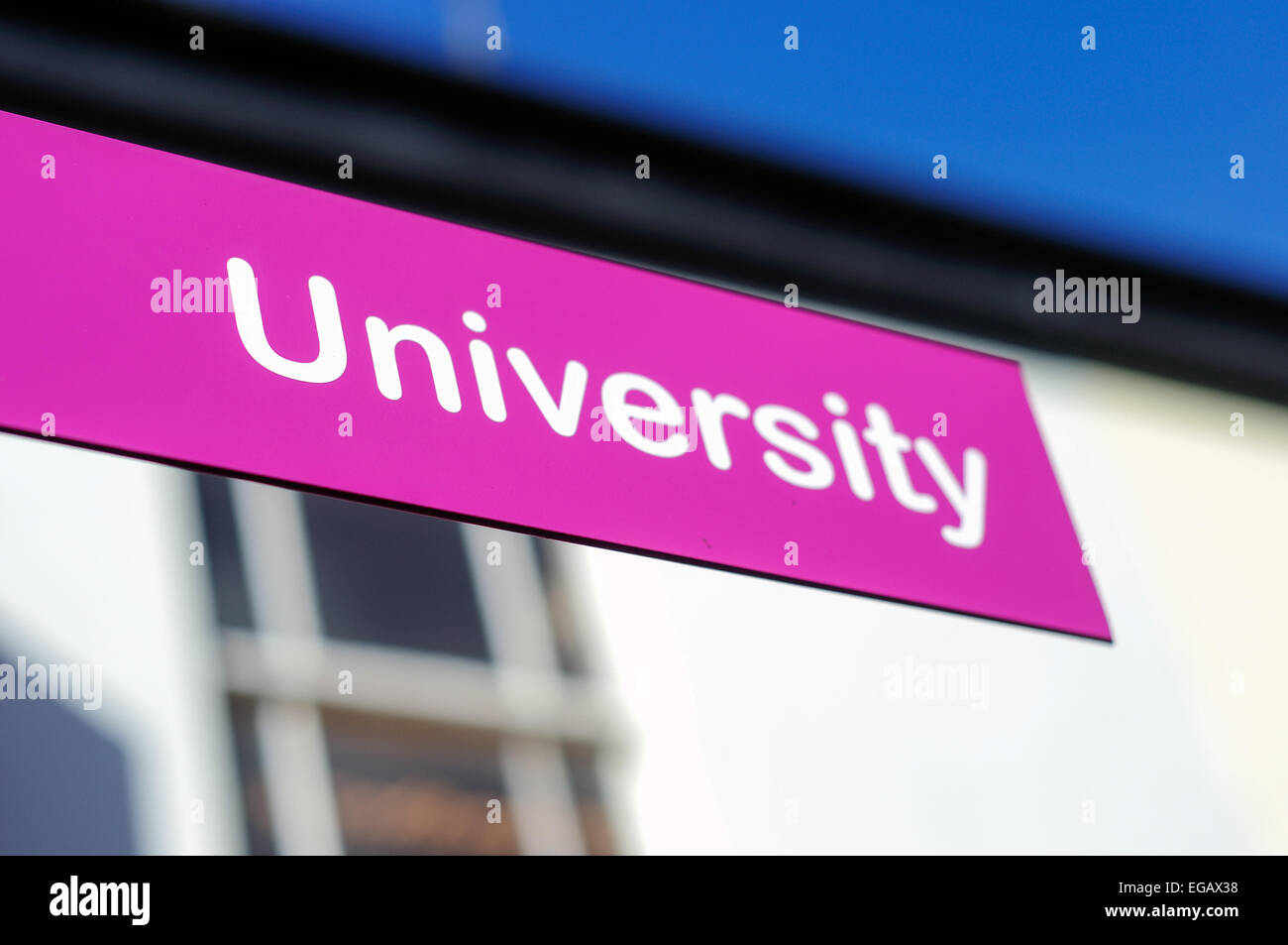University Sign Stock Photo - Alamy