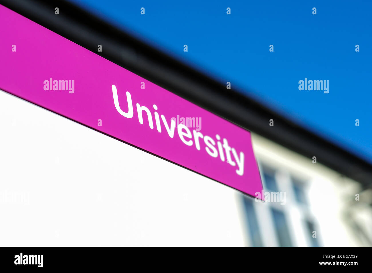 University Sign Stock Photo - Alamy