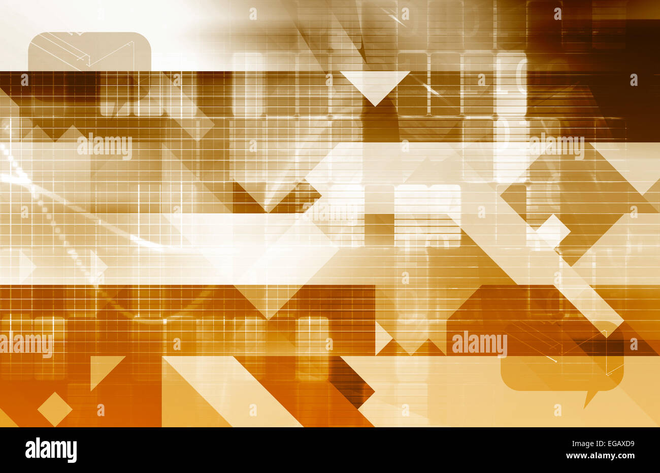 Digital Marketing Online and Virtual Access to Metrics Stock Photo - Alamy