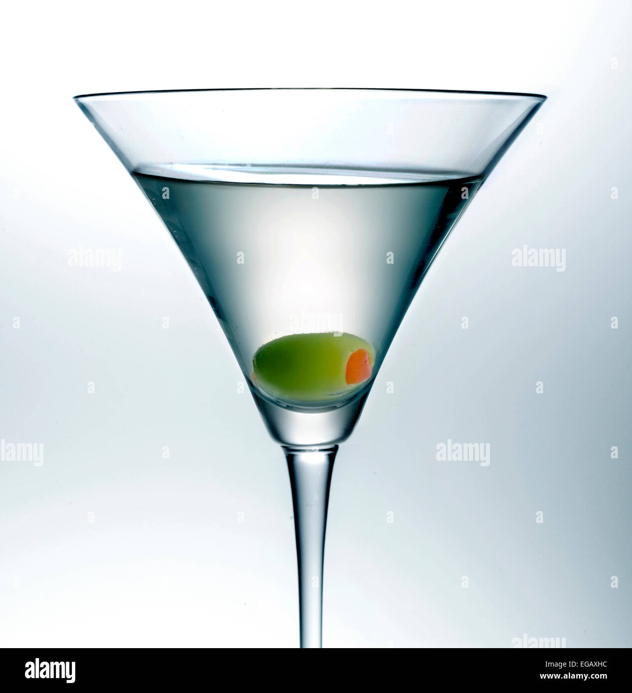 Martini glass with olive hi-res stock photography and images - Alamy