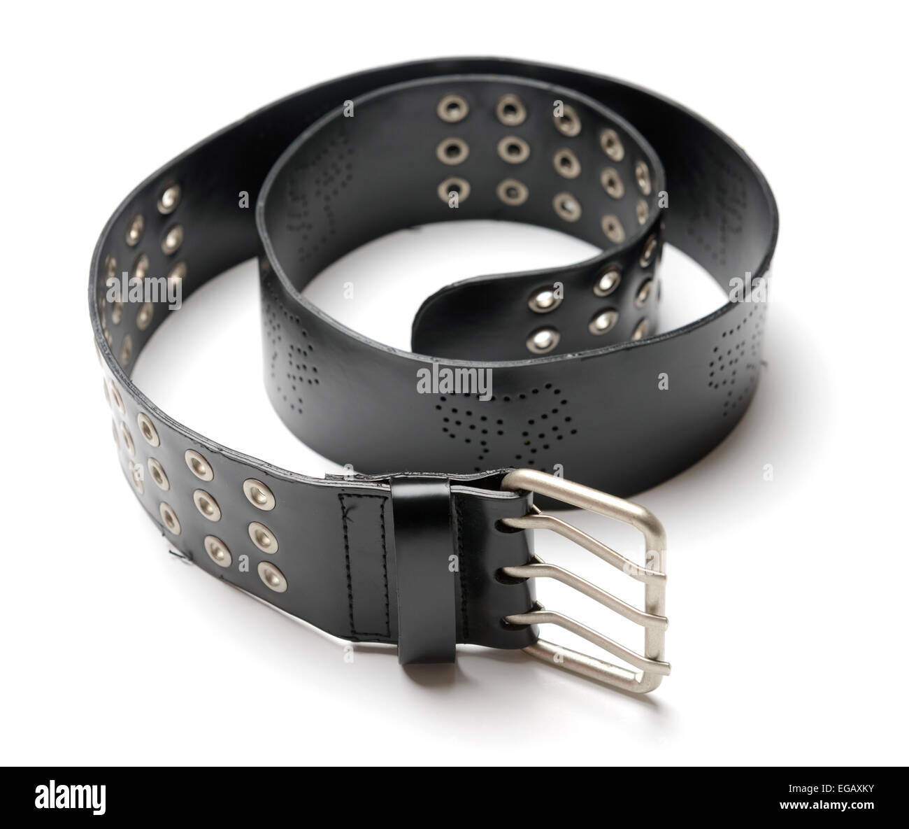 Belt cut out isolated on white background Stock Photo - Alamy