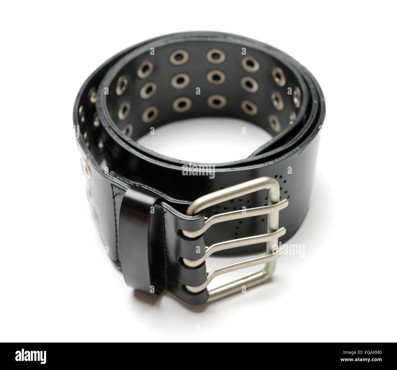 Belt cut out isolated on white background Stock Photo - Alamy