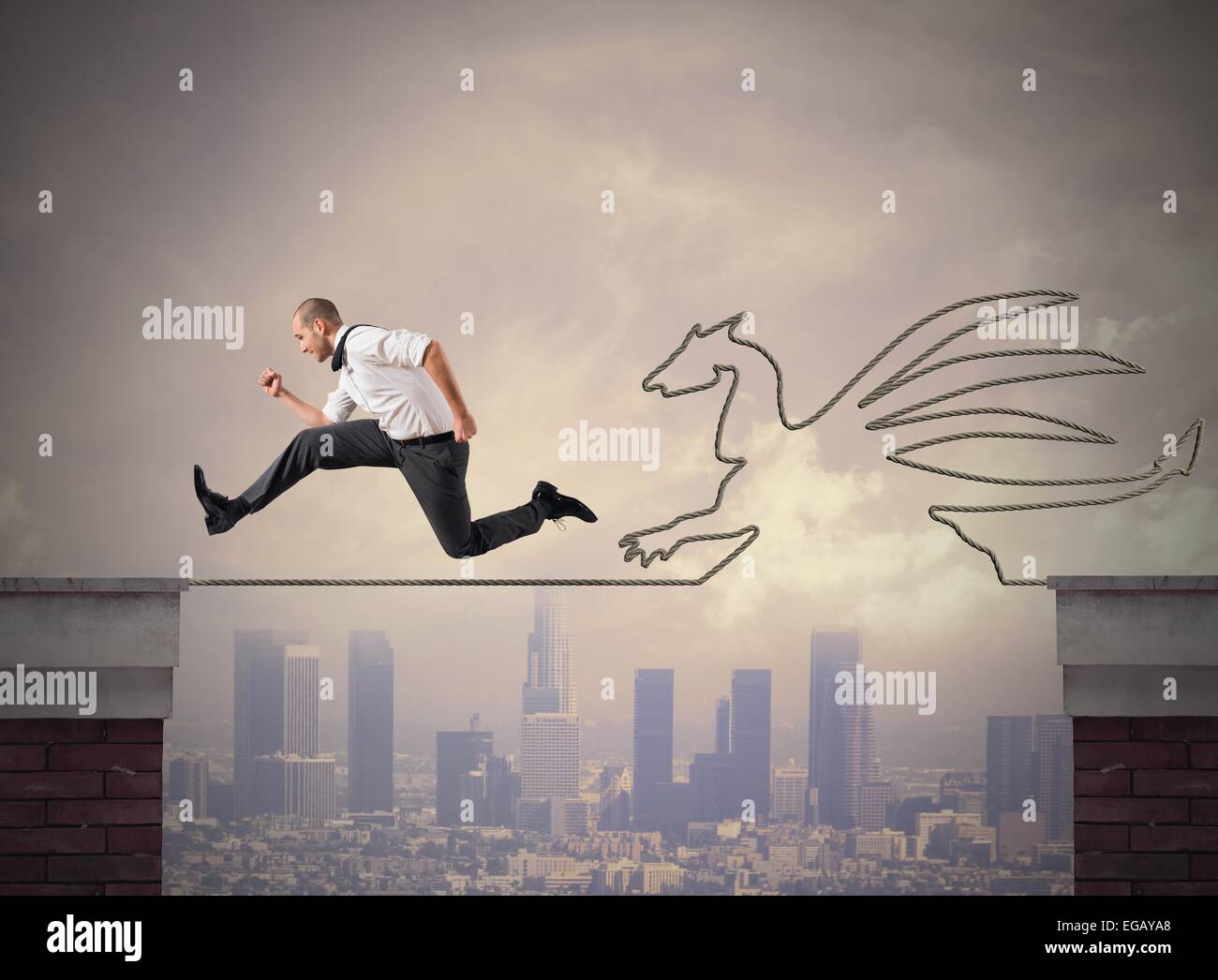Businessman fear hi-res stock photography and images - Alamy