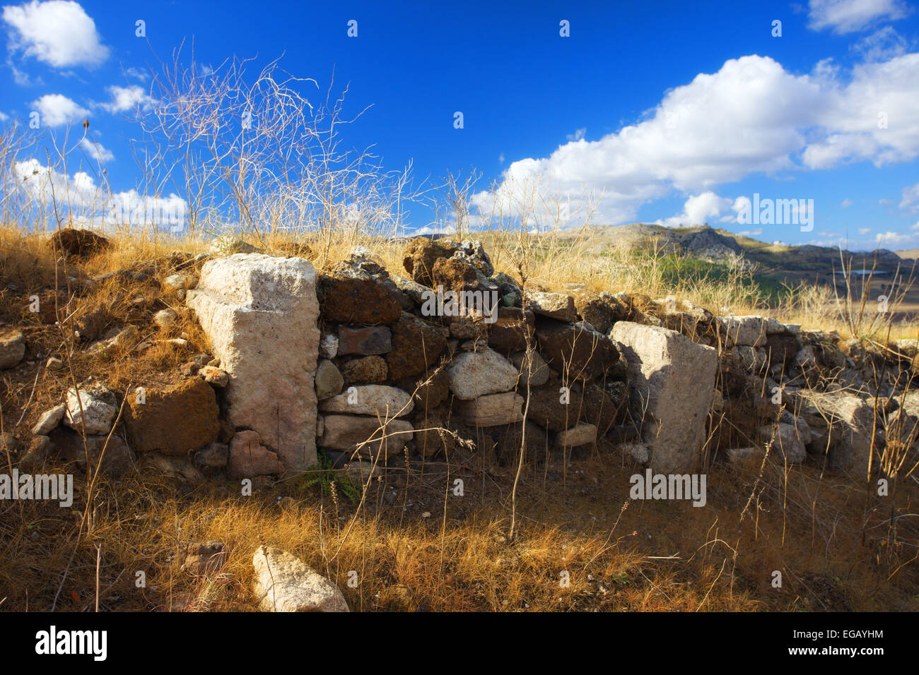 Palikè defence ancient greek walls Stock Photo - Alamy