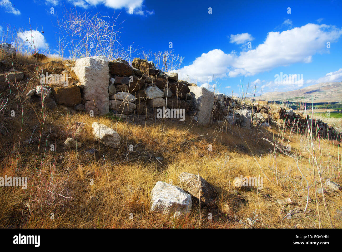 Palikè defence ancient greek walls Stock Photo - Alamy