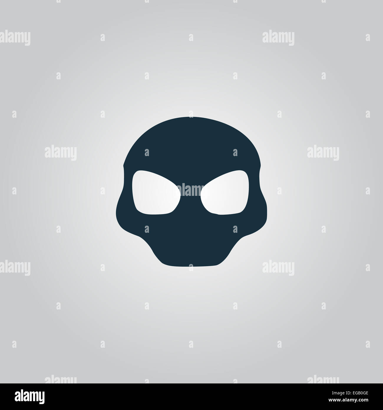 Green alien head face hi-res stock photography and images - Alamy