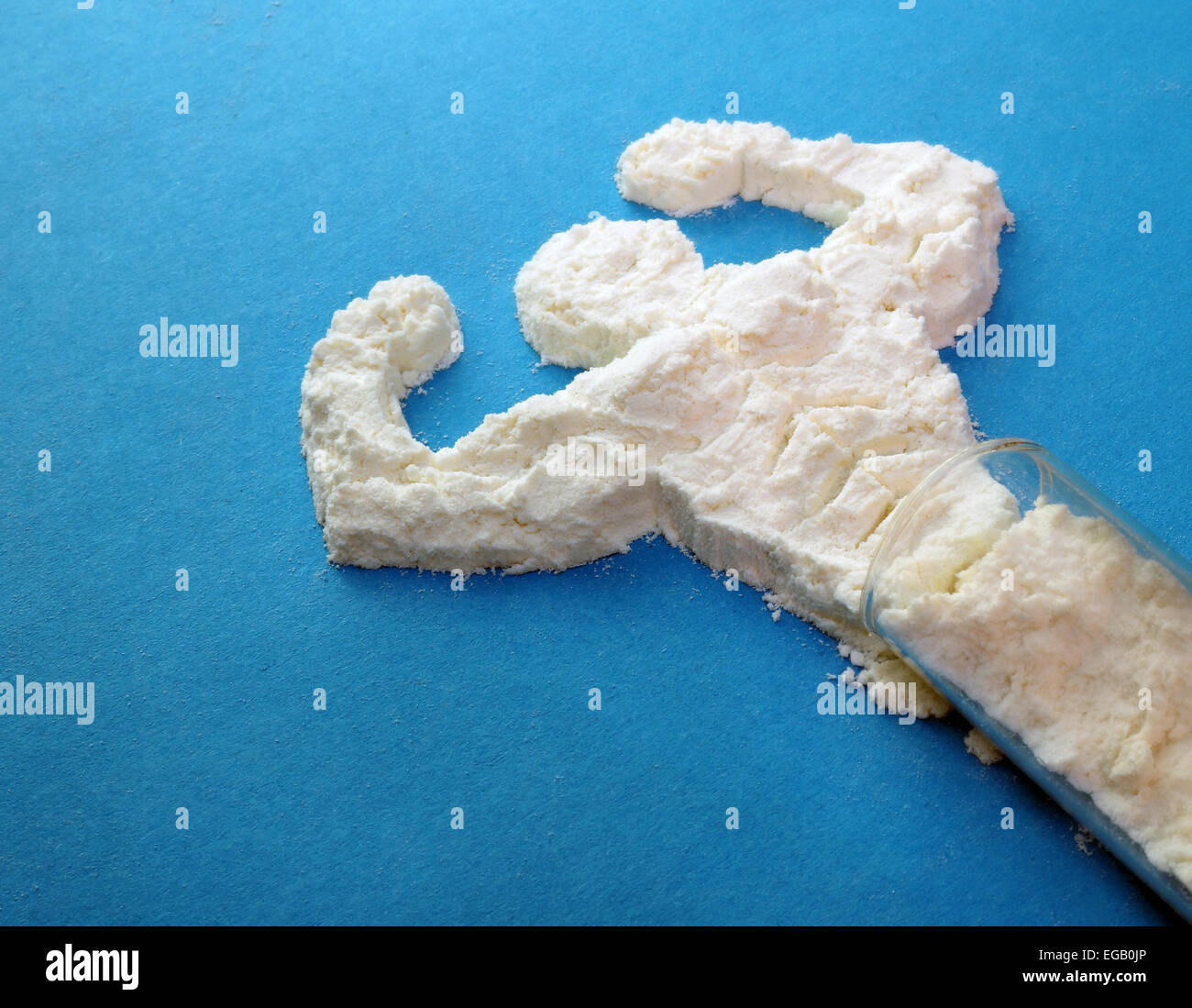 male body from protein powder. Supplements for bodybuilders, sportsmen ...