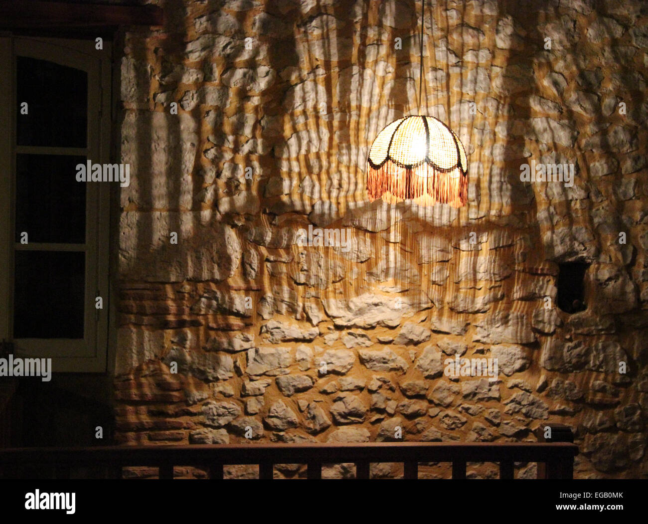 Shadows on a stone wall Stock Photo - Alamy