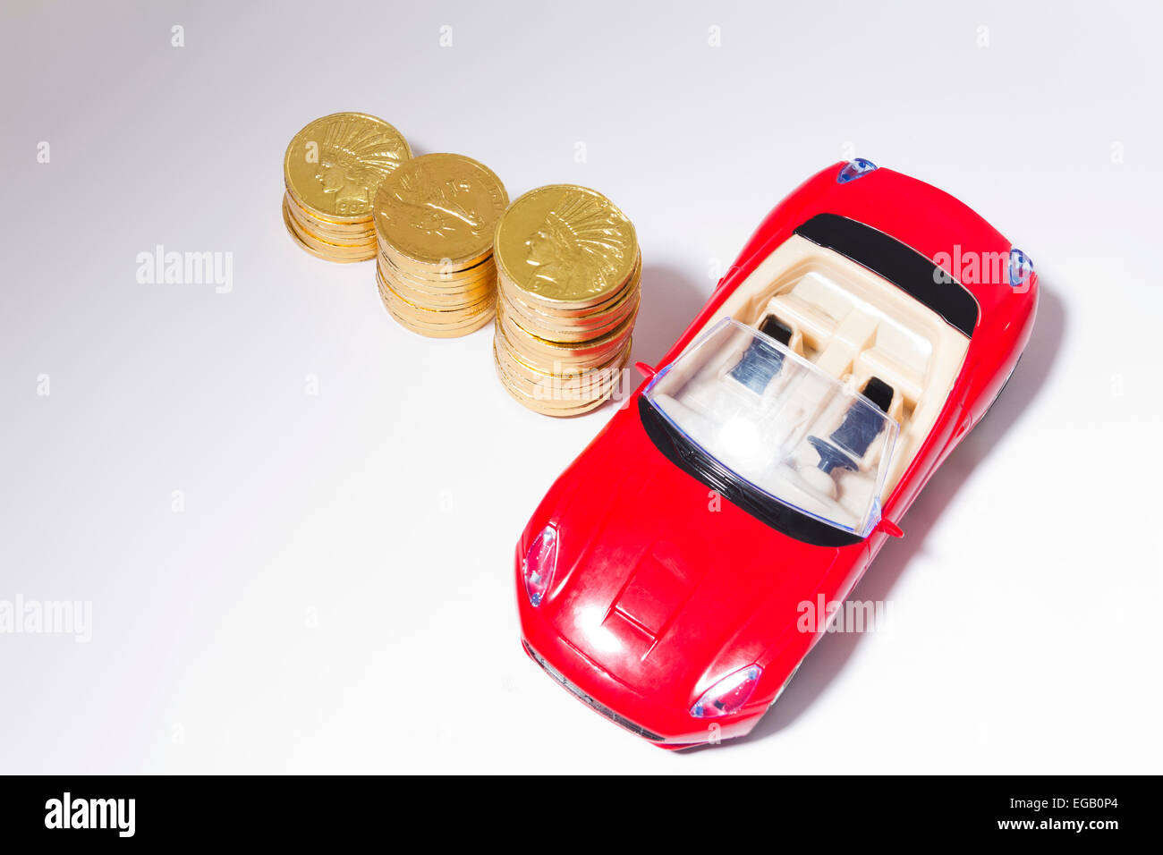 Gold toy car hi-res stock photography and images - Alamy