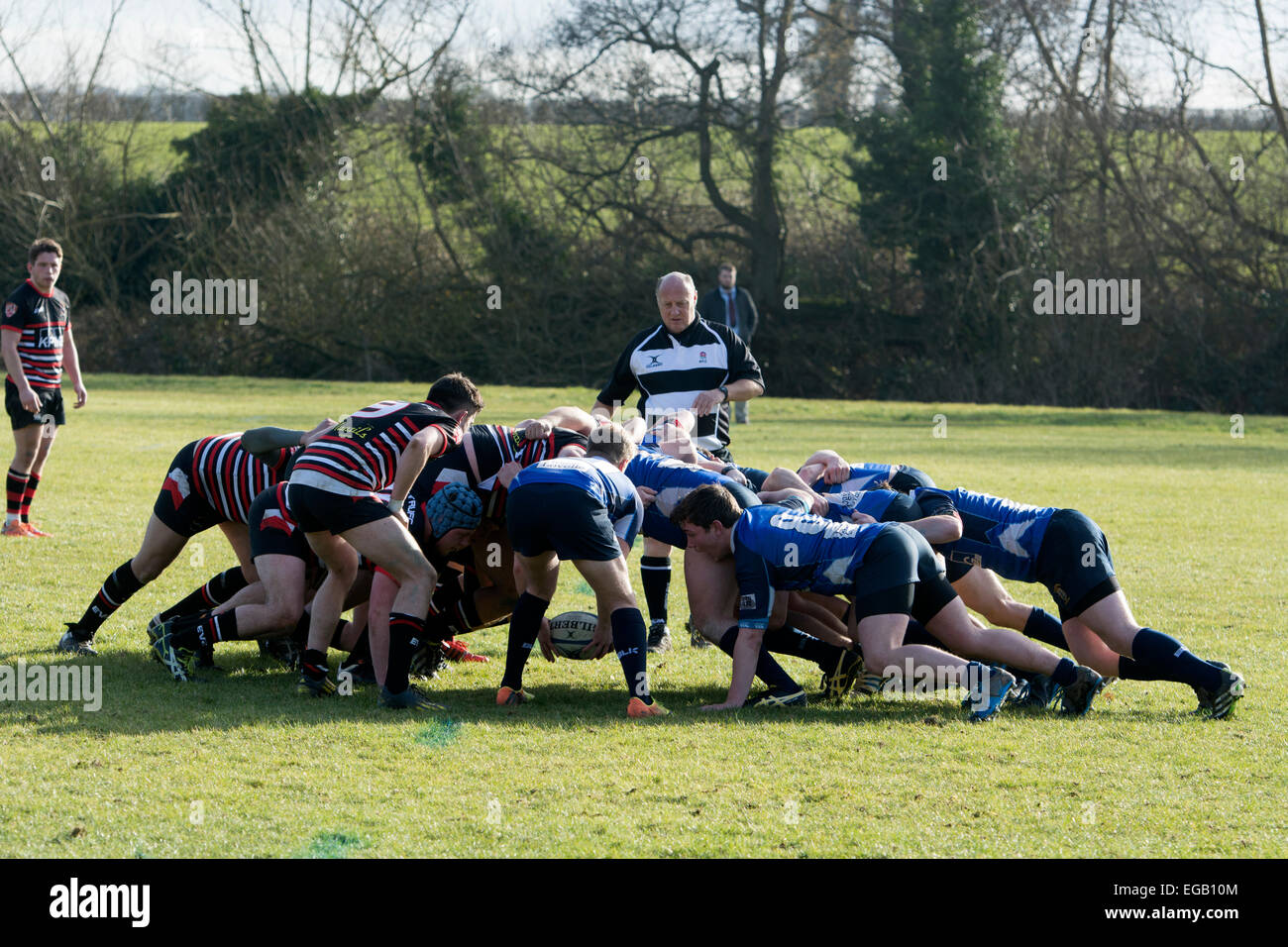 University sport - men`s Rugby Union Stock Photo - Alamy