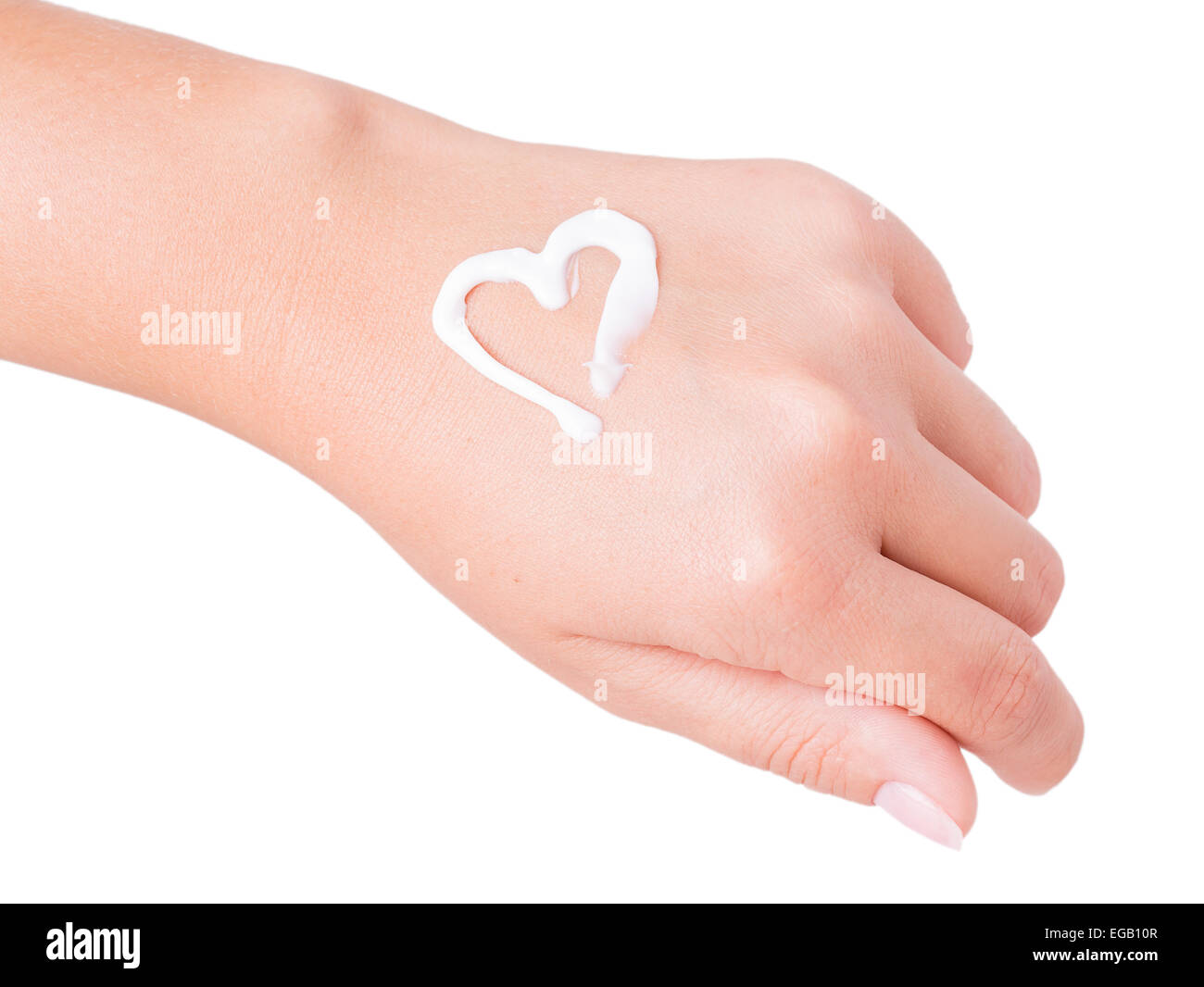 hand cream isolated on white background Stock Photo - Alamy