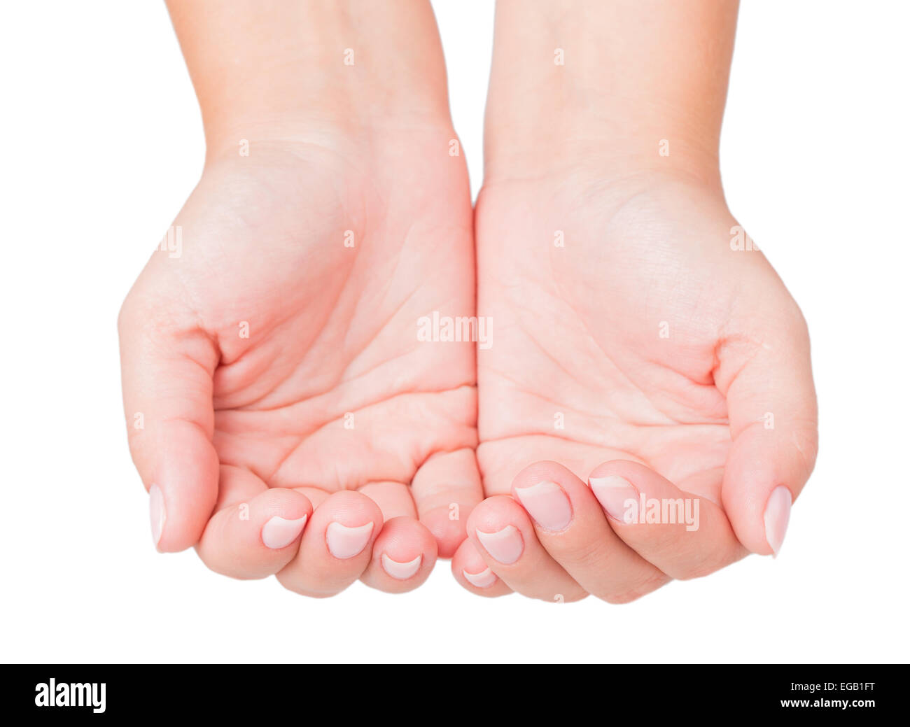 hand give isolated on white background Stock Photo - Alamy