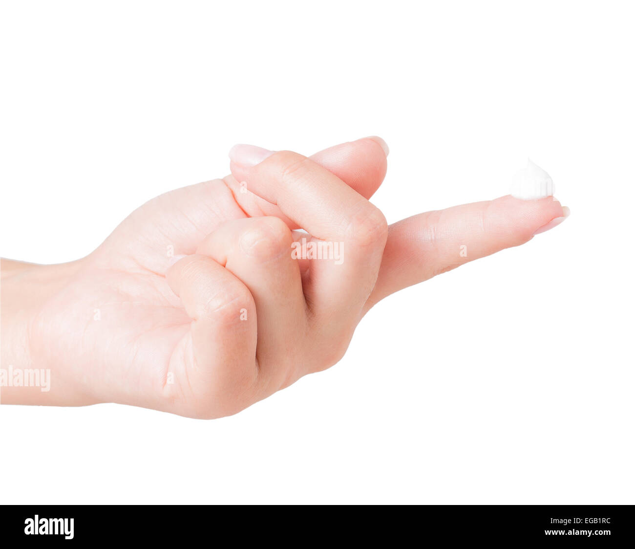 hand cream isolated on white background Stock Photo - Alamy