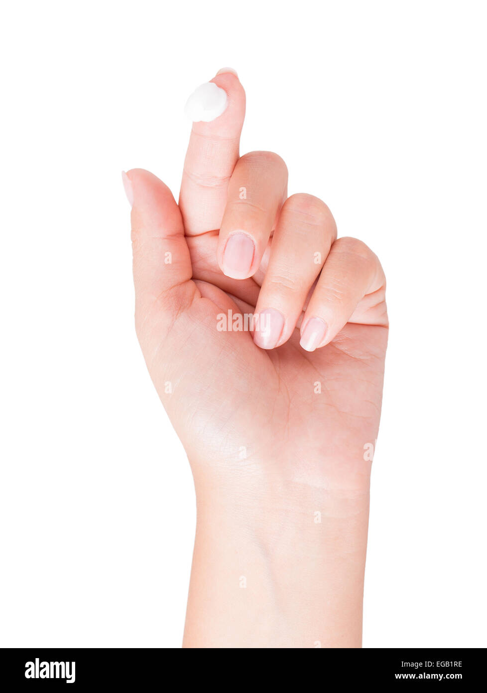 hand cream isolated on white background Stock Photo - Alamy