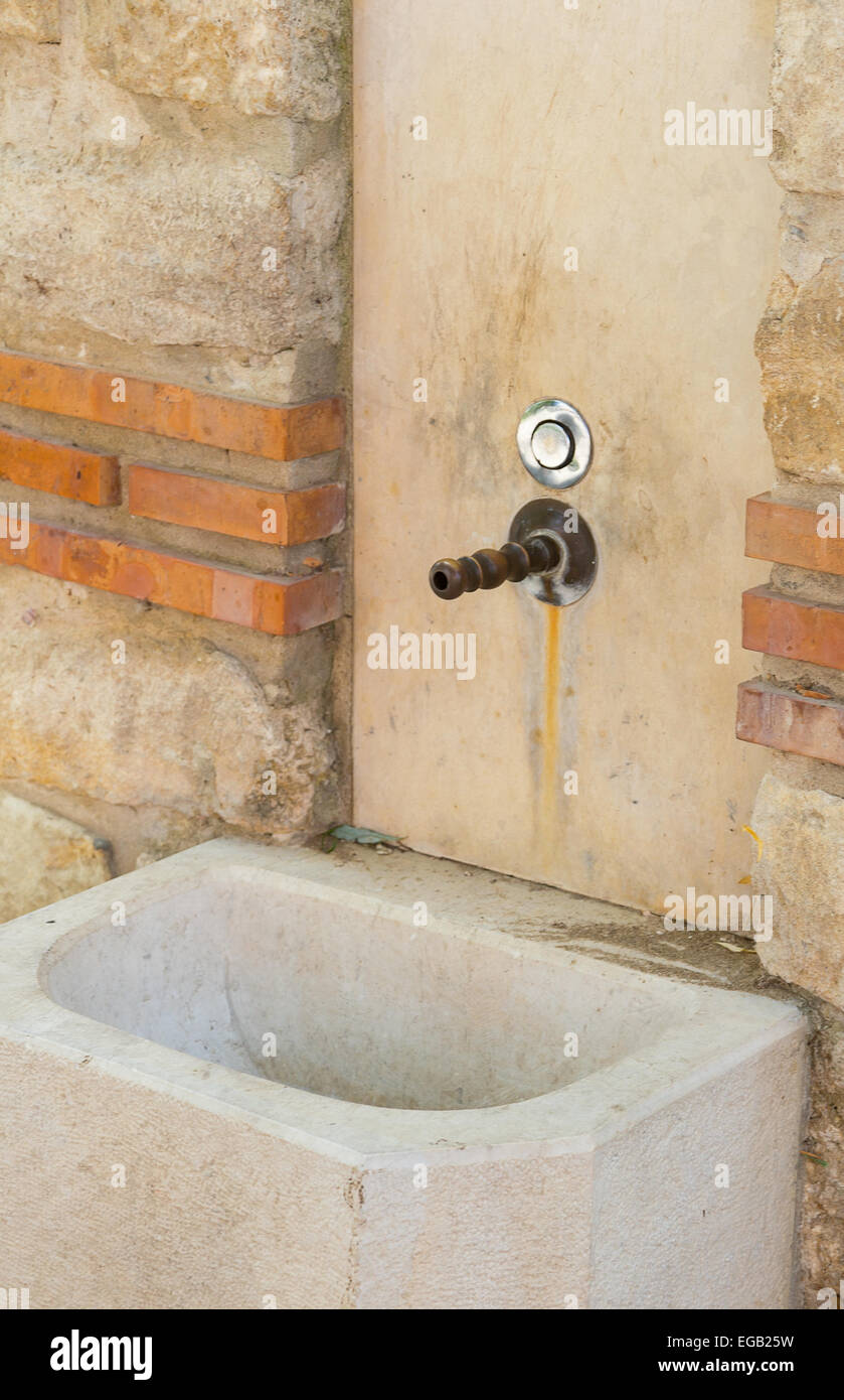 well water source stone, brick, wall Stock Photo - Alamy