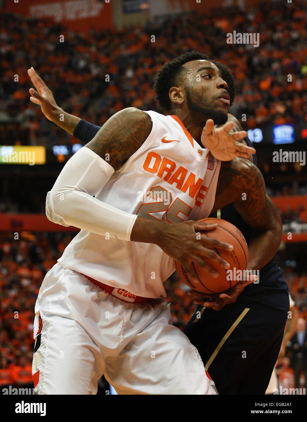 Syracuse, NY, USA. 21st Feb, 2015. Feb 21, 2015: Syracuse forward ...