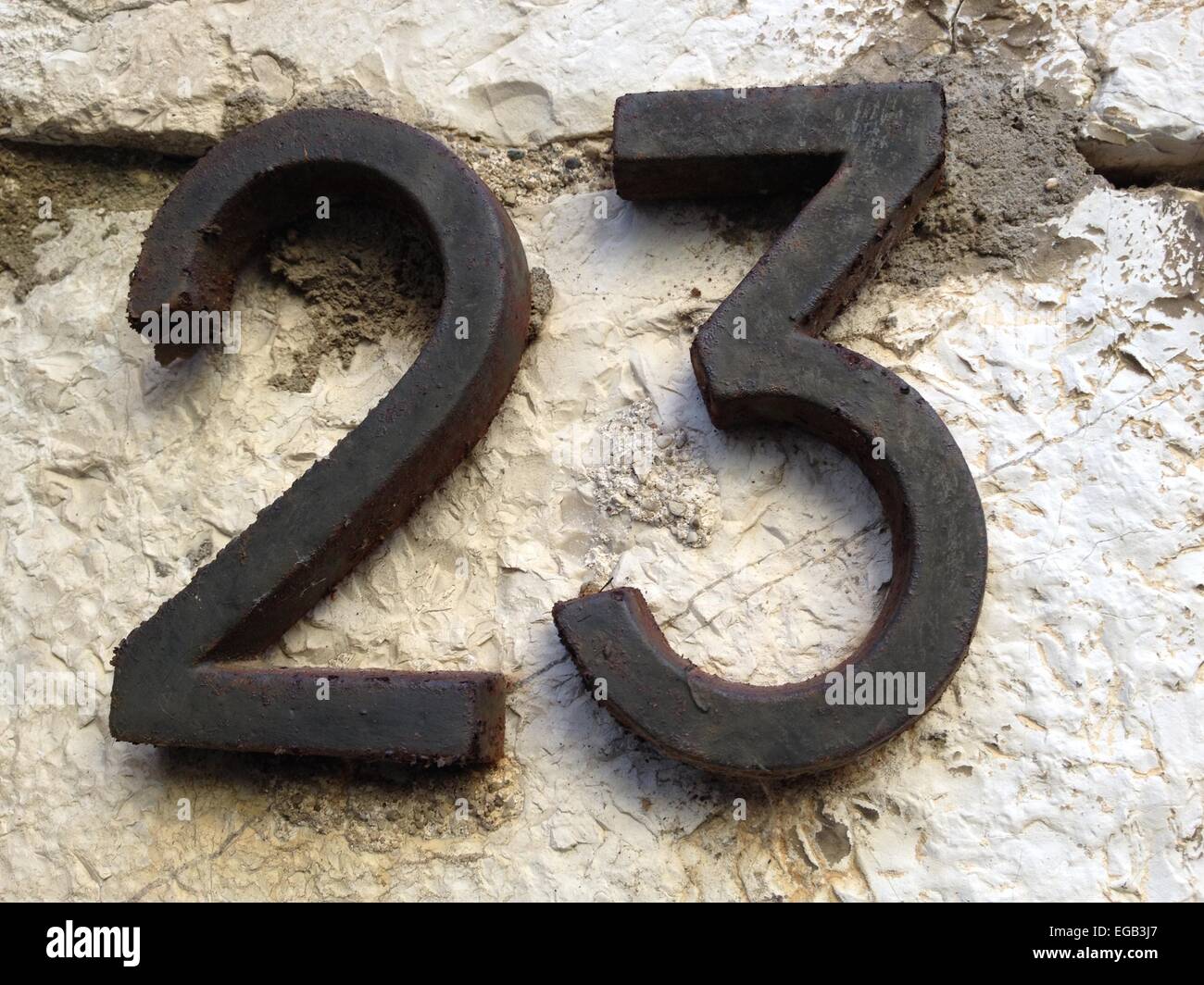 House number 23 sign hi-res stock photography and images - Alamy