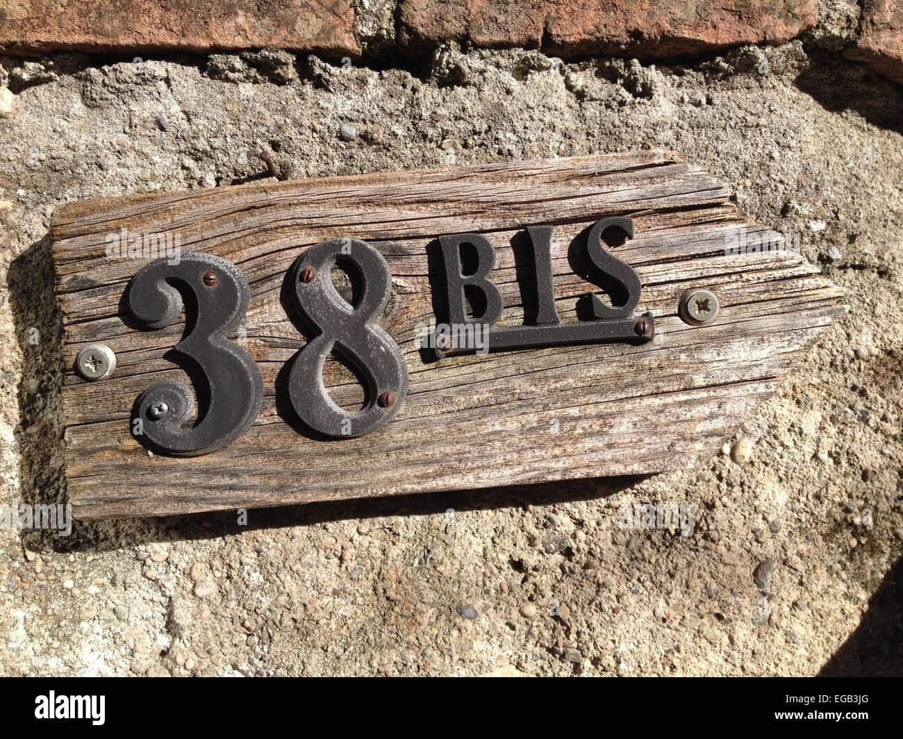 Number 38 bis Stock Photo - Alamy