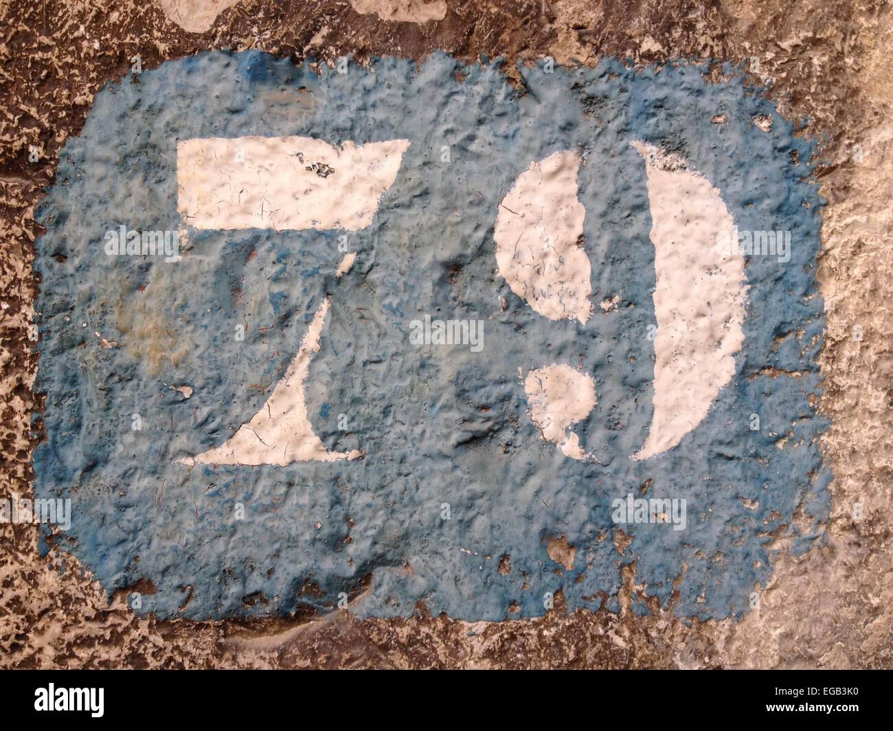 House Number 79 Sign High Resolution Stock Photography and Images - Alamy