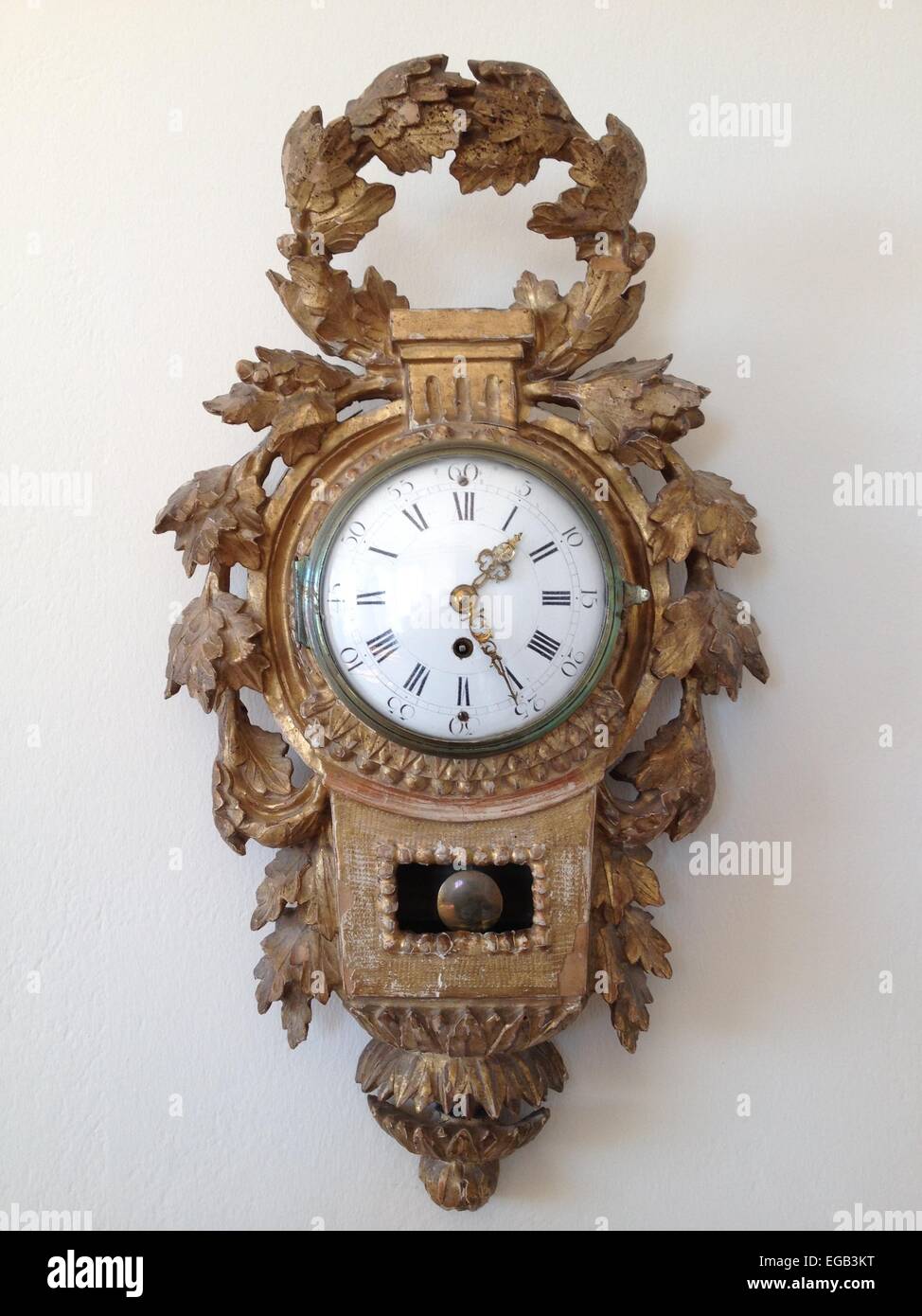 Old French Clock Stock Photo - Alamy
