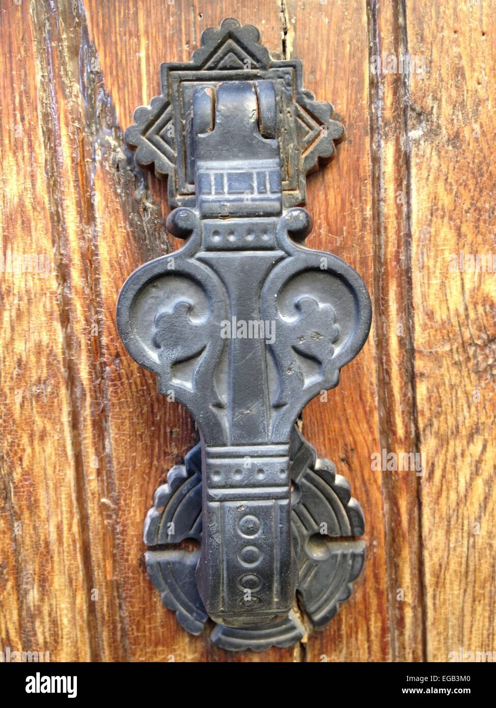 Ancient door knocker Stock Photo - Alamy