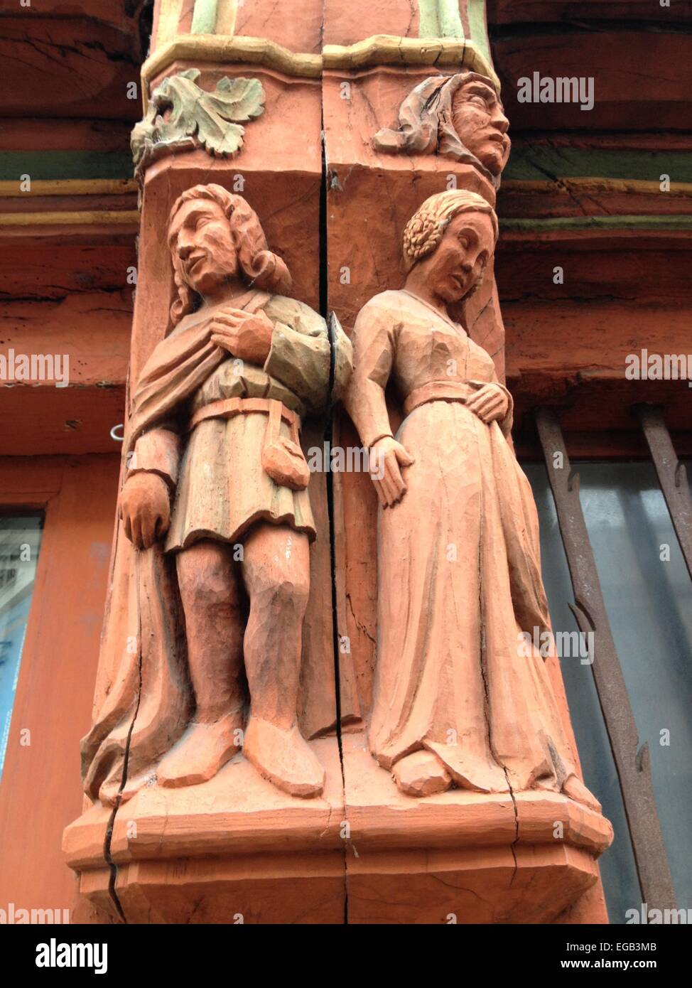 Details of a building in Tours Stock Photo - Alamy