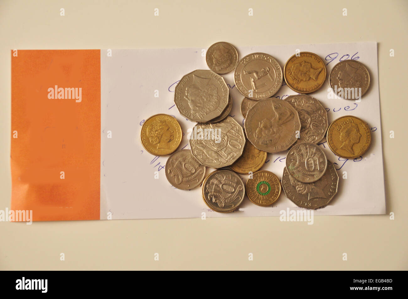 Australian money stacks hi-res stock photography and images - Alamy