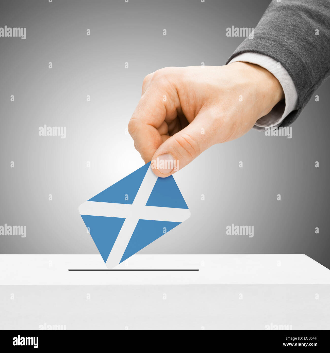 Scotland election booth hi-res stock photography and images - Alamy