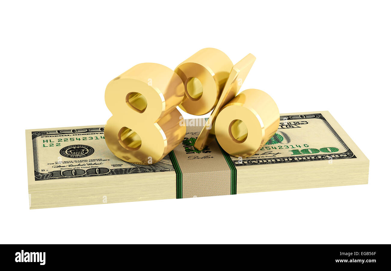 Interest rate on savings Cut Out Stock Images & Pictures - Alamy