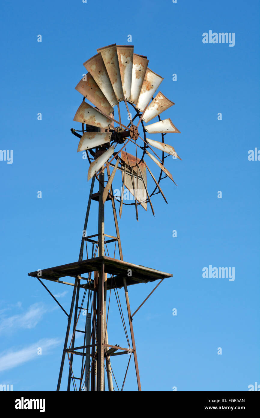Old windpump hi-res stock photography and images - Alamy