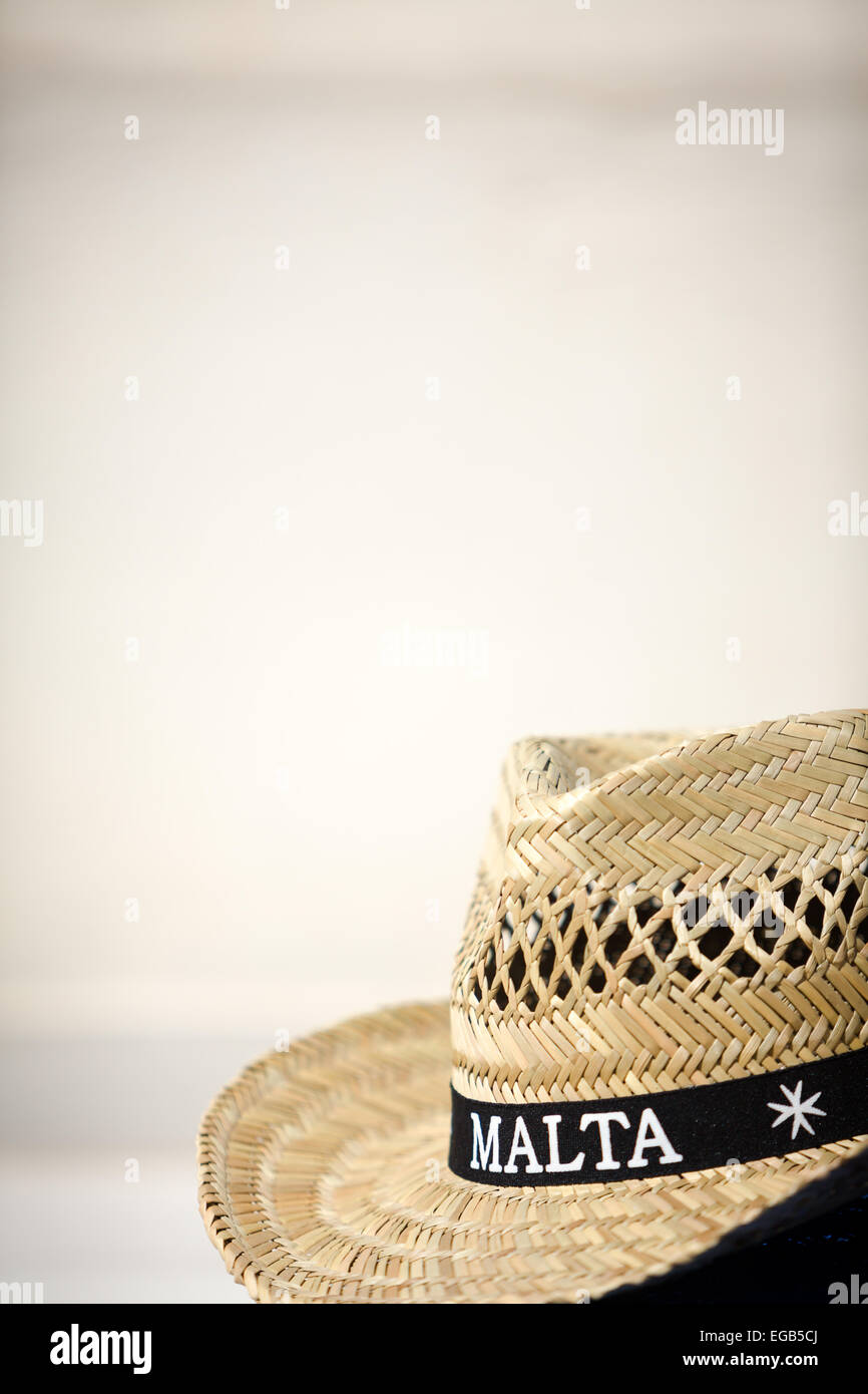 Malta - Straw hat Stock Photo - Alamy