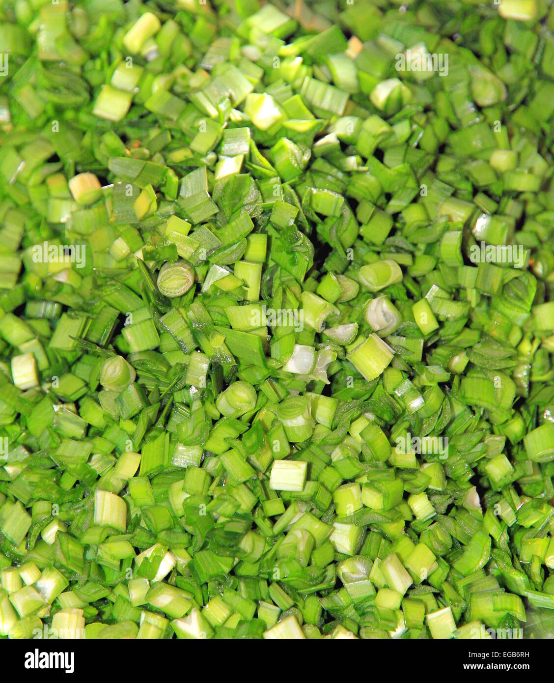 Chopped chives closeup Stock Photo - Alamy