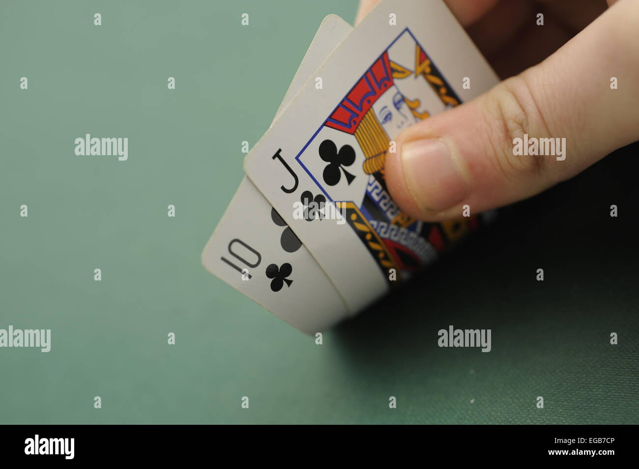 Playing Cards Jack Ten Stock Photo - Alamy