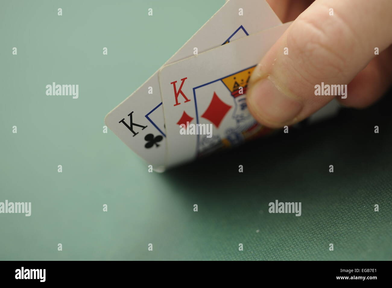 Playing Cards Pair of Kings Stock Photo - Alamy