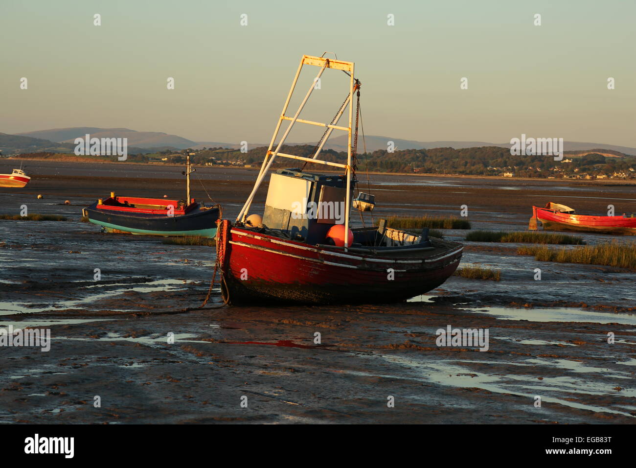 Red boat Stock Photo - Alamy