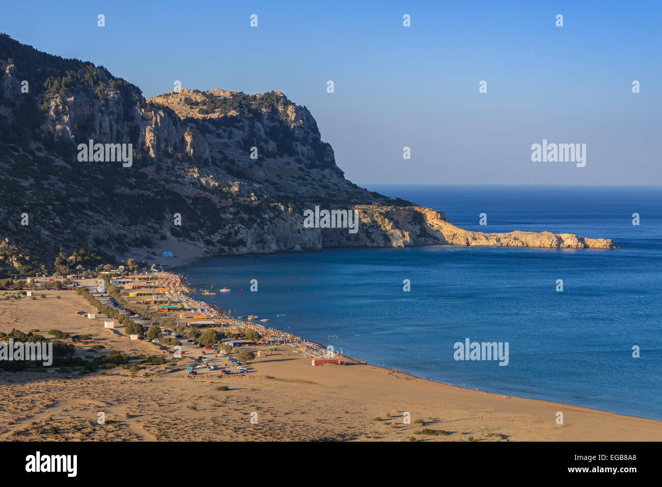 Tsambika beach, Greece Stock Photo - Alamy
