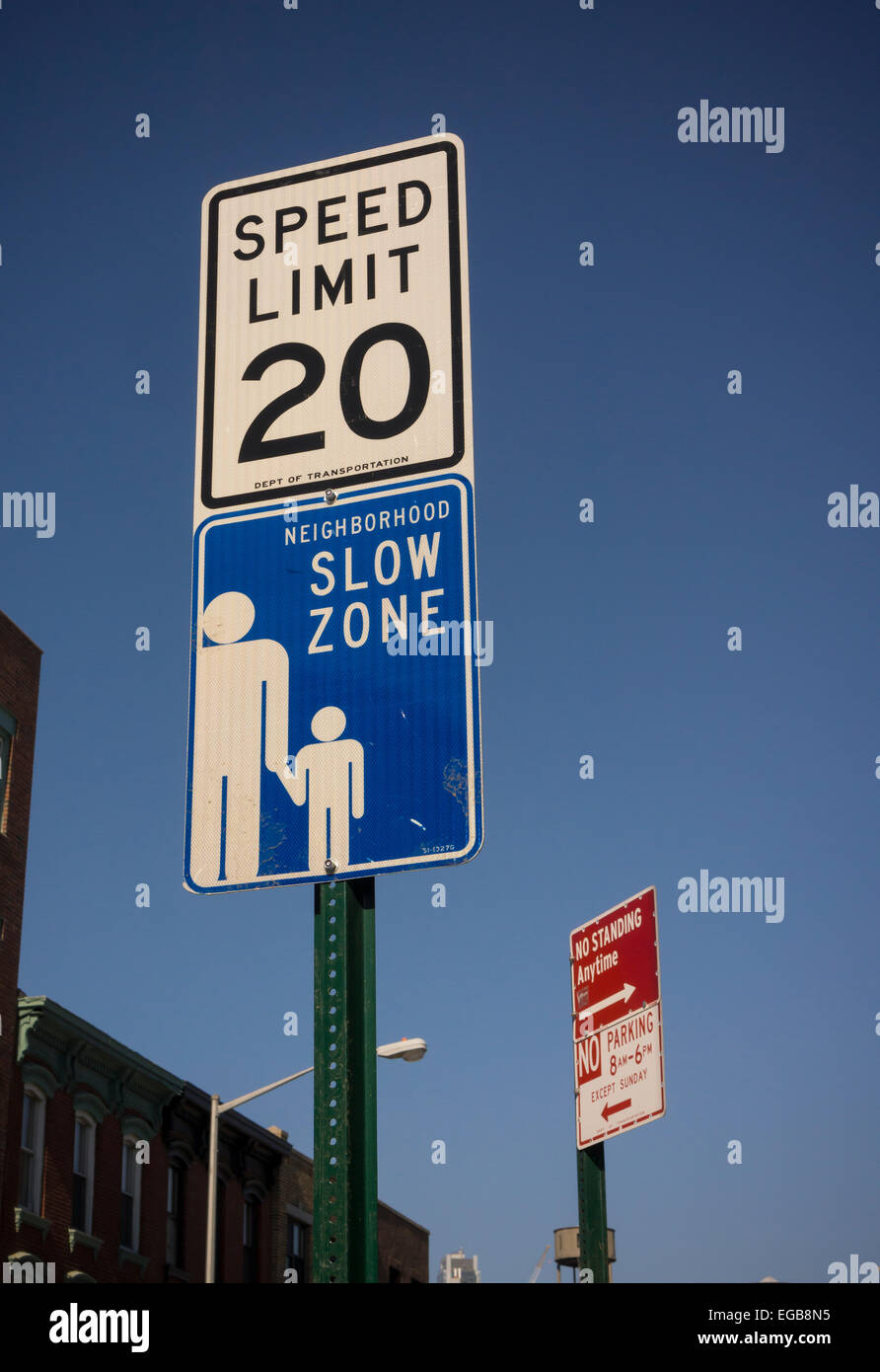 As part of the Vision Zero initiative speed limits were lowered to help ...