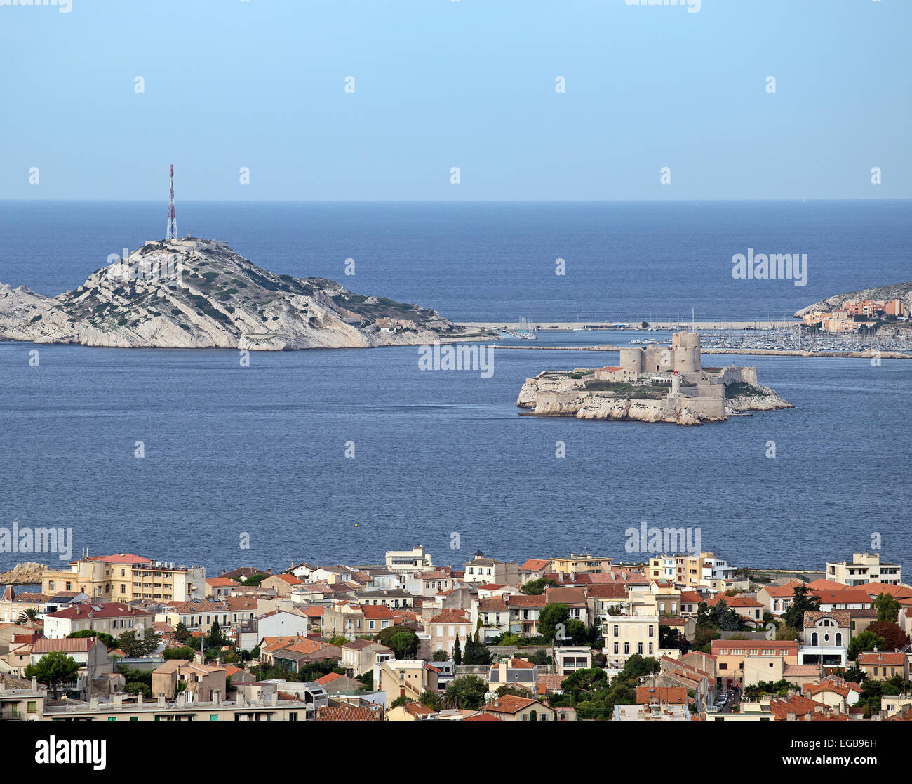 Marseille france aerial hi-res stock photography and images - Alamy