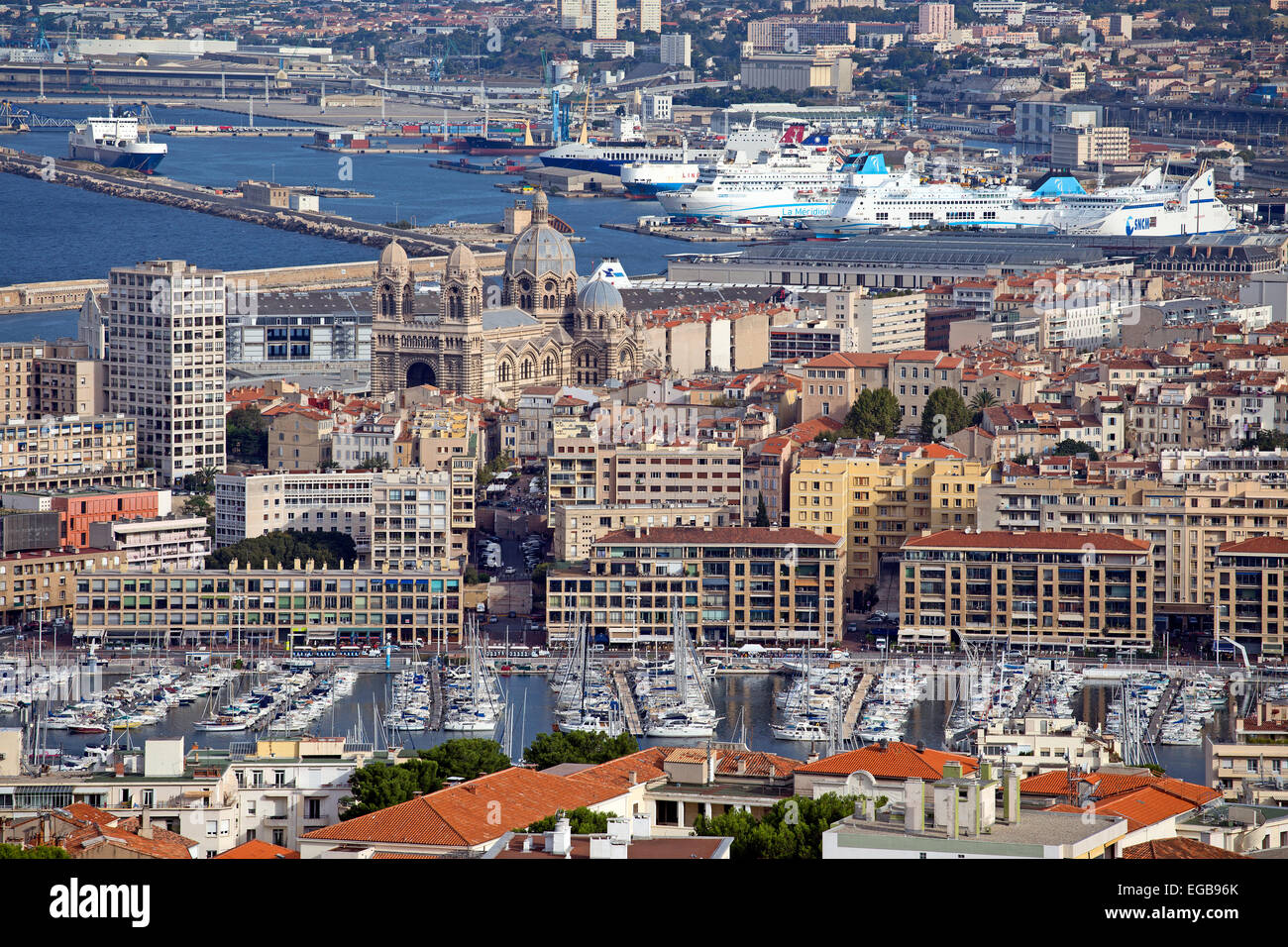 Aerial view marseille hi-res stock photography and images - Alamy