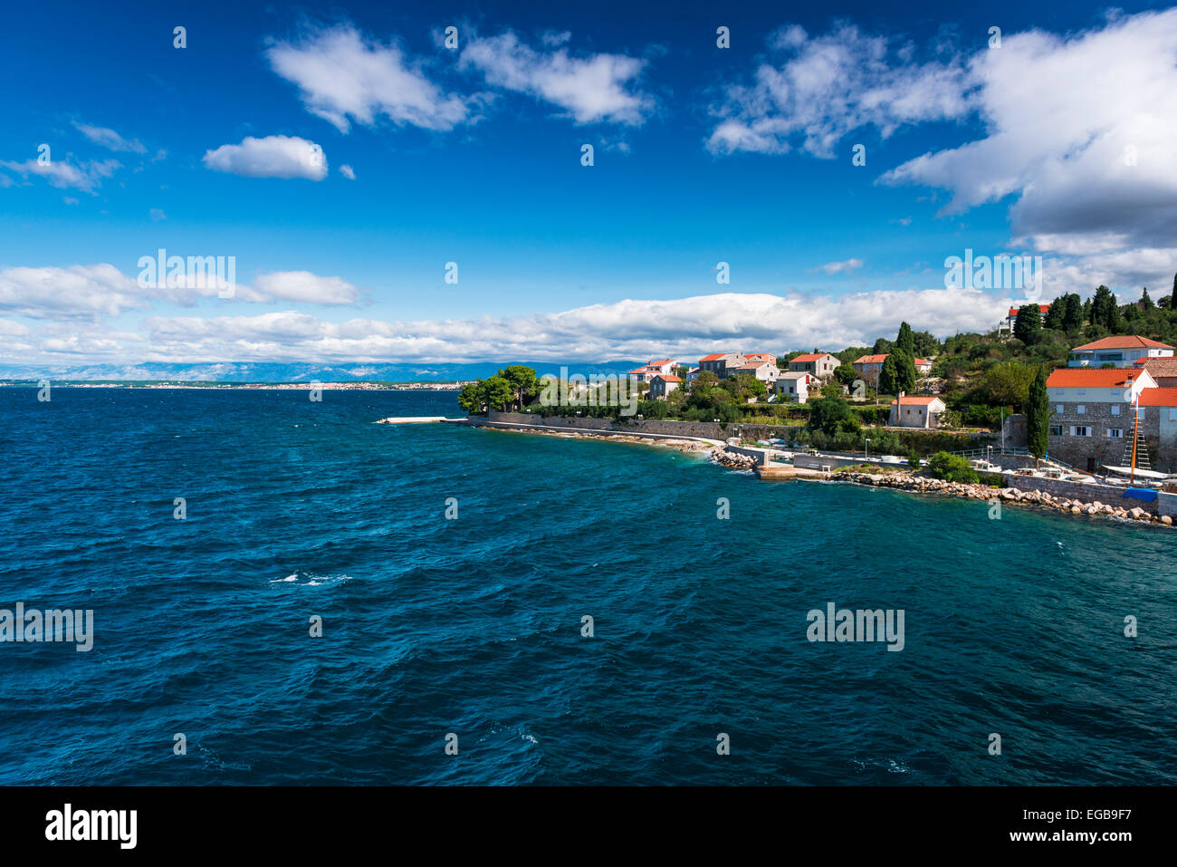 Town of Preko, Ugljan Island, Dalmatian Coast, Croatia Stock Photo - Alamy