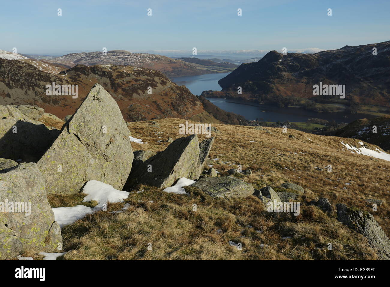Ullswater from Birkhouse Moor Stock Photo - Alamy